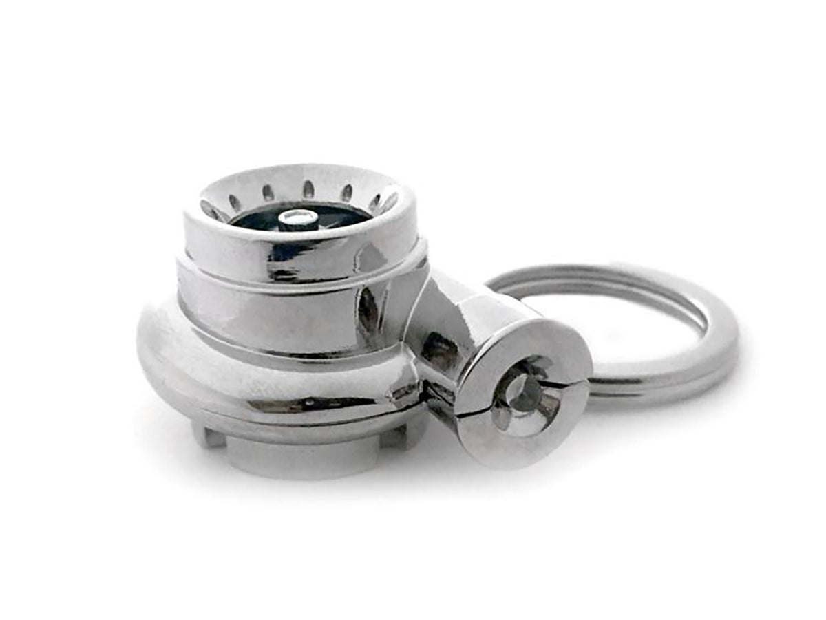 Boostnatics Electronic Turbo Keychain V4 - Chrome