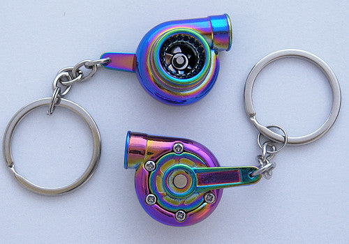Spinning Turbo Keychain - Neochrome – Boostnatics